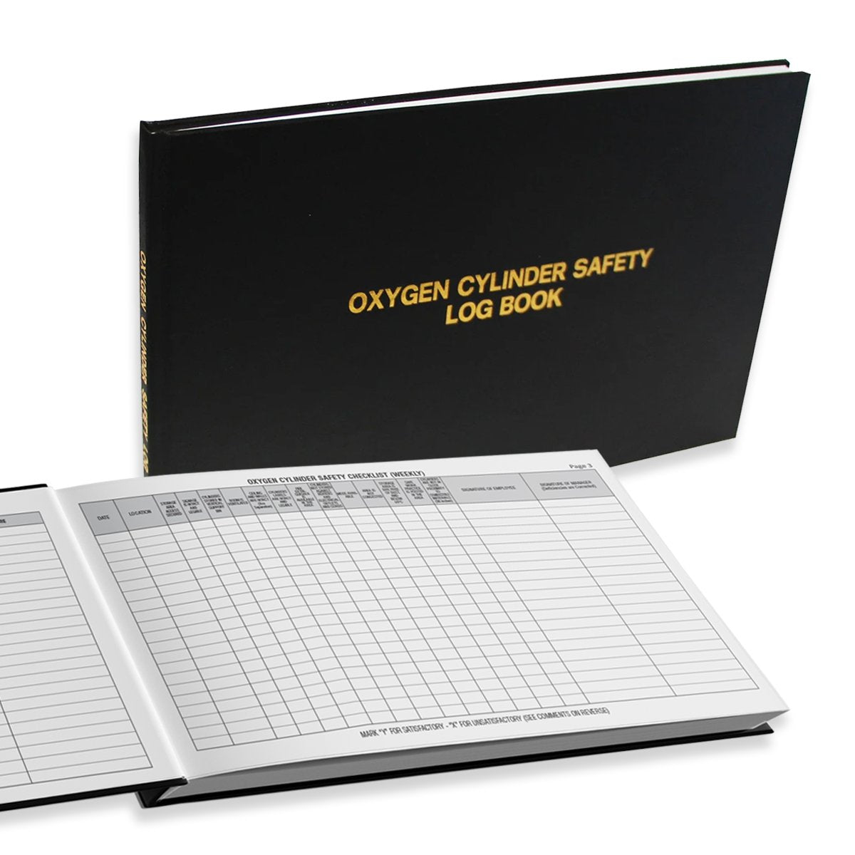 Oxygen Cylinder Safety Log Books – Log Books Unlimited