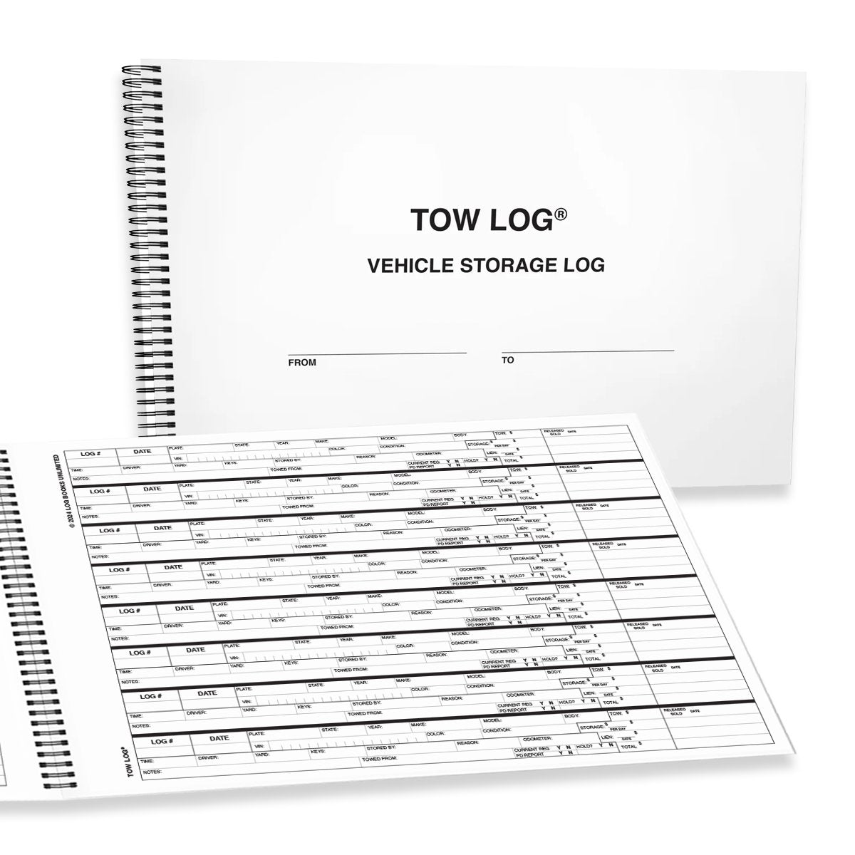 Towing Log Book – Log Books Unlimited