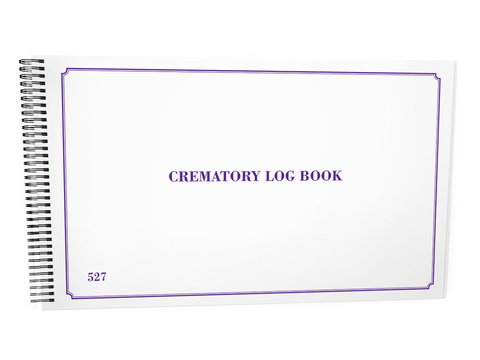 Crematory Log Book #527 – Log Books Unlimited
