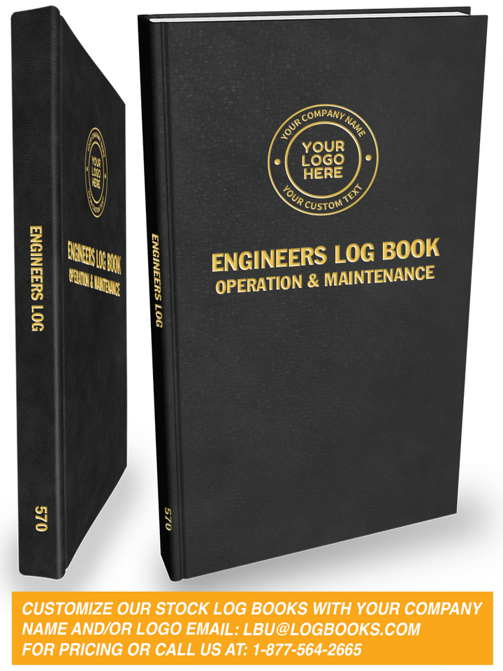 Engineers (3 Shifts per page) Log Book #570 – Log Books Unlimited