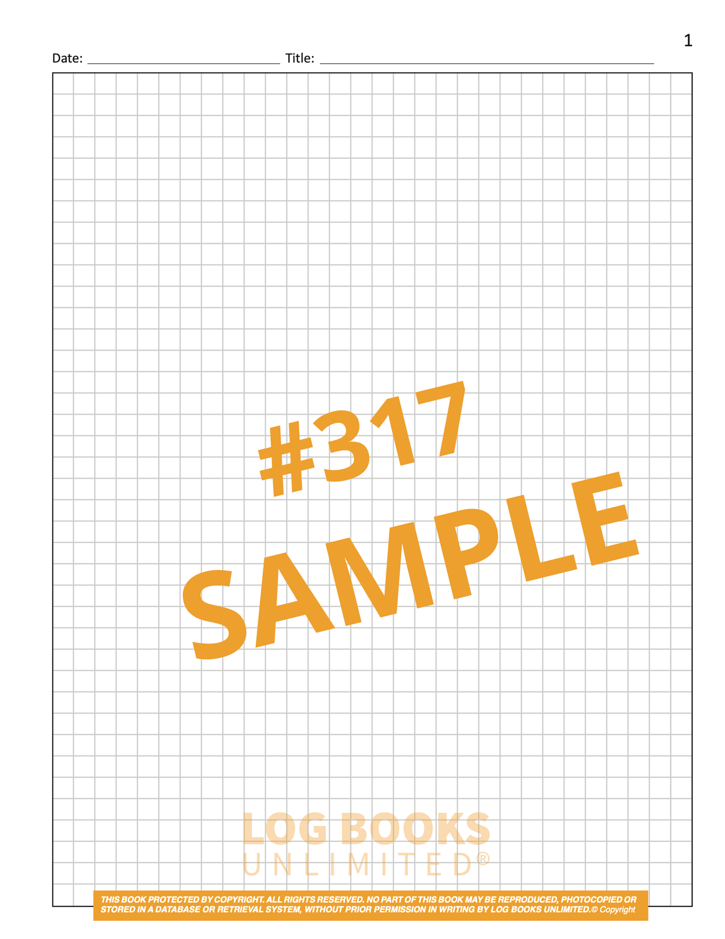 Grid Notebook #317 – Log Books Unlimited