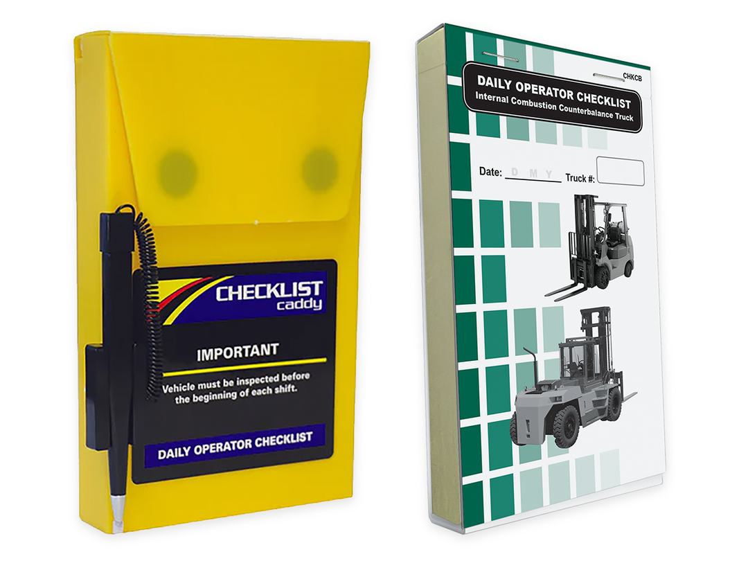 Internal Combustion (Propane) Counterbalance Truck Checklist + Plastic ...