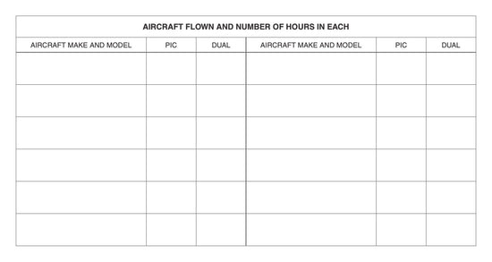 Pilot’s First Logbook SP-10 | Pilot Logbook – Log Books Unlimited
