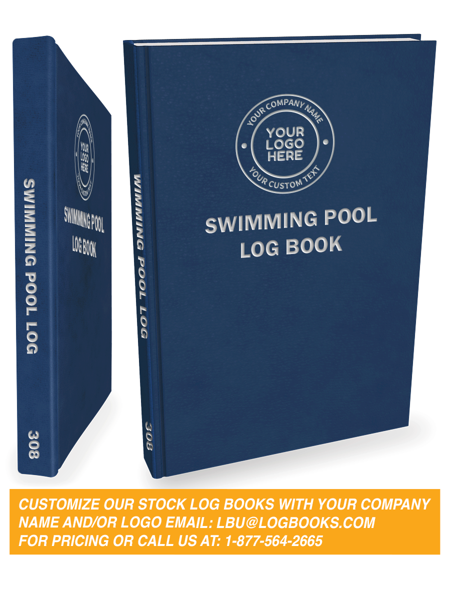 Swimming Pool Log Book #308 – Log Books Unlimited