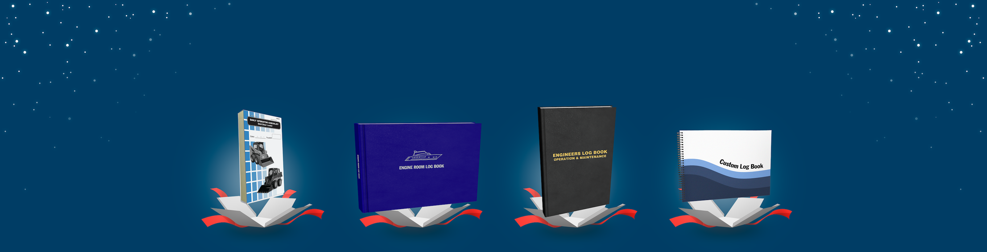 Buy Professional Log Books Online. Choose From Stock or Customize ...