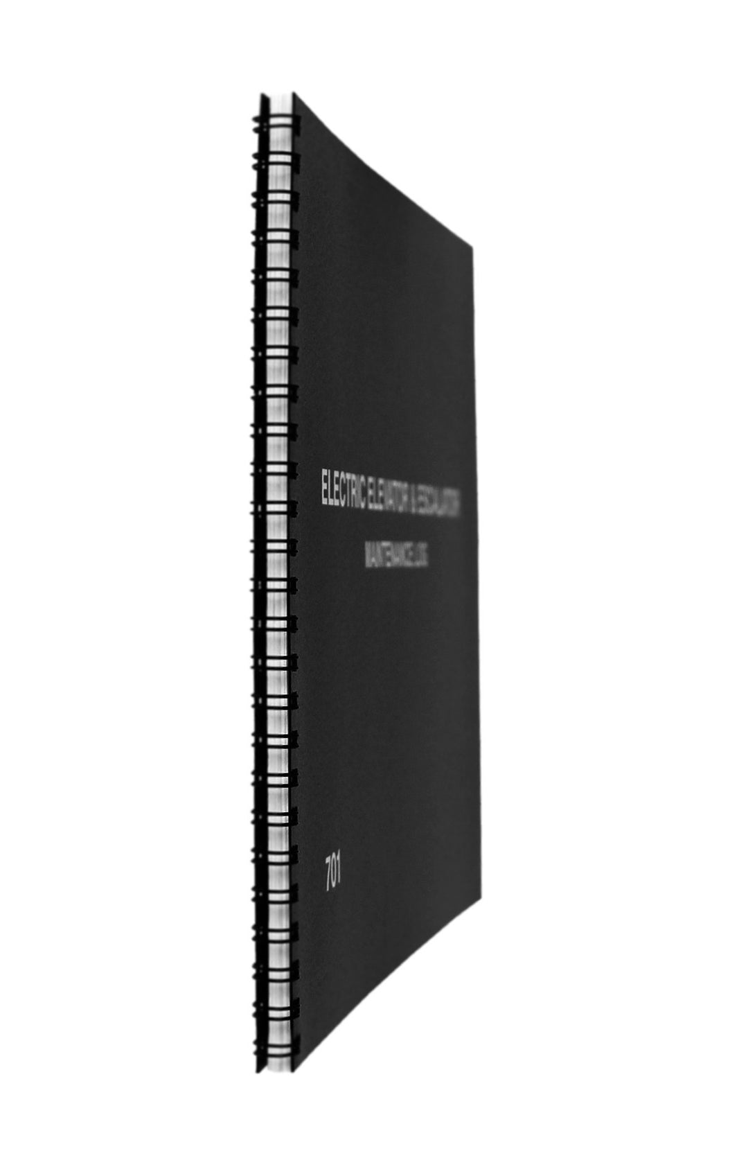 Electric Elevator Maintenance Log Book #701 – Log Books Unlimited