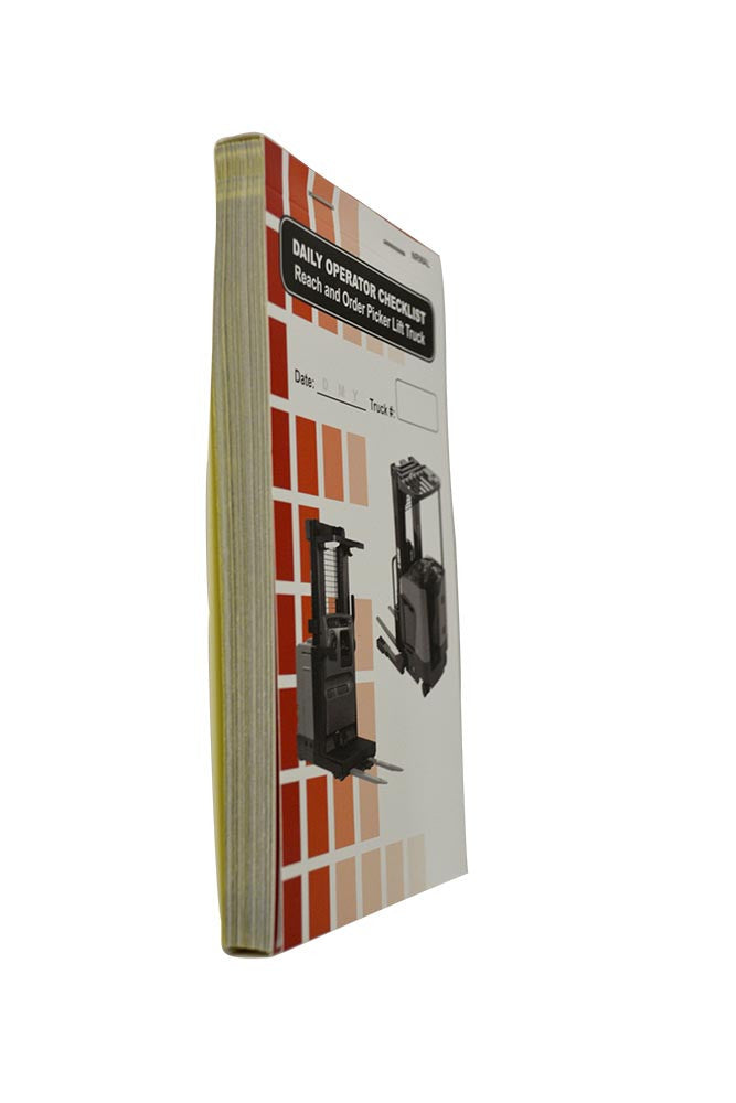 Reach and Order Picker (Narrow Aisle) Lift Truck + Checklist Caddy # S ...